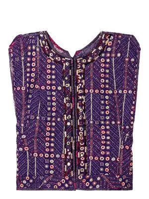 MARANT ETOILE Cerza Quilted Cotton Vest - Purple