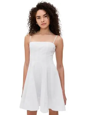 Staud Wylie Mini Dress - White