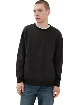 RHYTHM Classic Fleece Crewneck Sweatshirt - Vintage Black