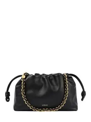 Loewe Flamenco Medium Clutch - Black