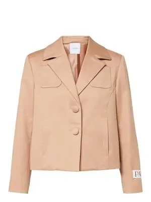 Patou Cotton Double-breasted Jacket - Pink