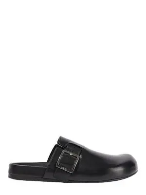 Loewe Ease Buckle Mules - Black