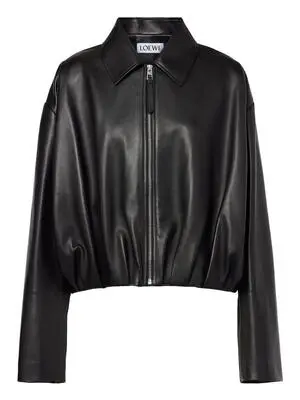 Loewe Leather Jacket - Black