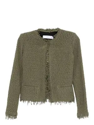 IRO PARIS Shavani Cotton Jacket Green