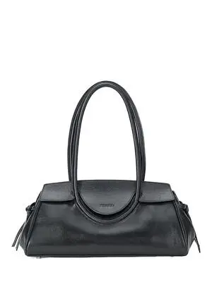 Staud Maude Leather Shoulder Bag - Black
