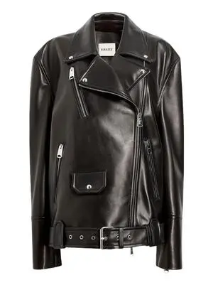 Khaite Hansel Biker Jacket - Black