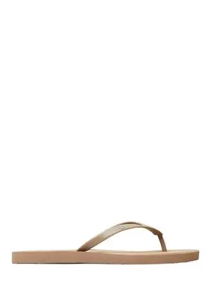 Tory Burch Kira Padded Flip-Flops Gray