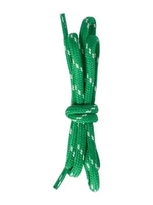 Miu Miu Two-Tone Cord Laces Emerald/white