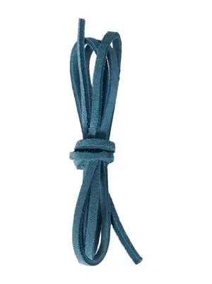 Miu Miu Leather Laces - Aviation Blue