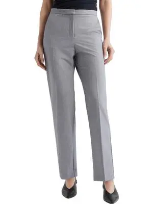 Mango Straight Leg Pants - Grey