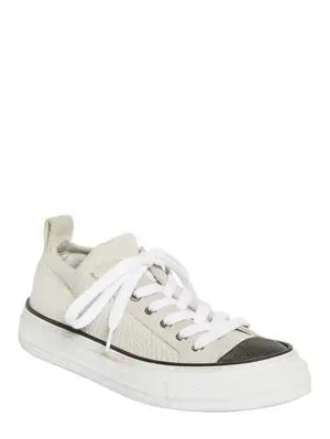 Brunello Cucinelli Monili Trim Platform Sneakers - White