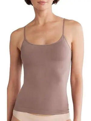 Nordstrom Seamless Layering Camisole - Brown Taupe