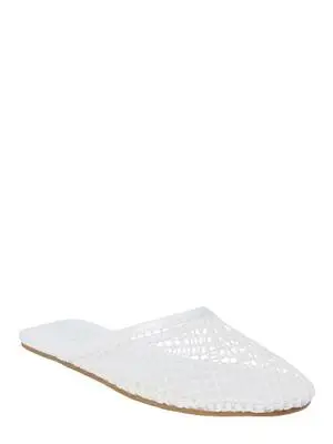 Matisse Brooklyn Mesh Mule - White
