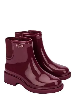 Melissa Melissa Water Resistant Chelsea Boot Red
