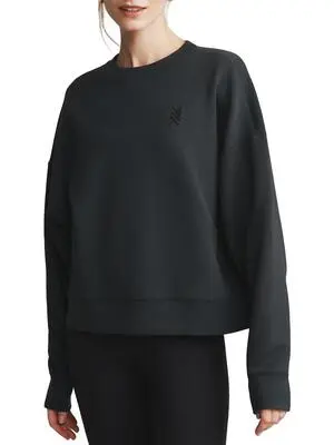 RHONE DreamGlow Crewneck Sweatshirt Black