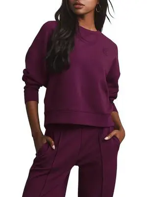 RHONE Dreamglow Crewneck Sweatshirt - Dark Berry