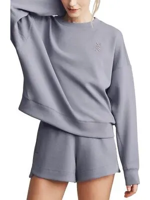 RHONE DreamGlow Crewneck Sweatshirt Grey Silver