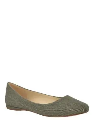 Nine West Nine West Speakup Flat Dark Green