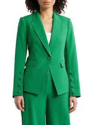 TAHARI ASL One-button Blazer - Emerald