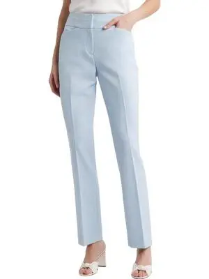 TAHARI ASL Flare Leg Trousers - Ice Blue