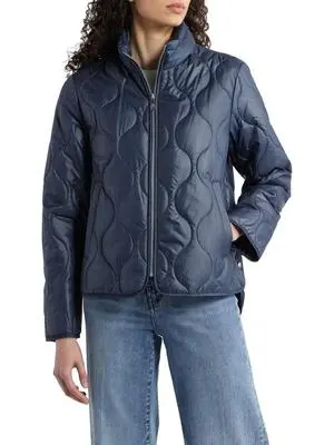 Sam Edelman Sam Edelman Quilted Jacket Navy