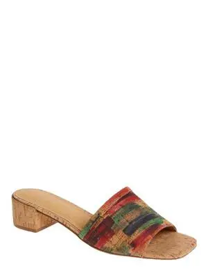 CHOCOLAT BLU Cindy Slide Sandal - Multi Cork