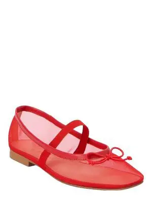 Matisse Bronx Mesh Ballerina Flat - Cherry Red