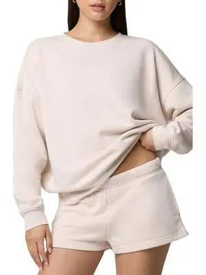 FLORENCE BY MILLS Cozy Crush Oversize Sweatshirt - Quartz