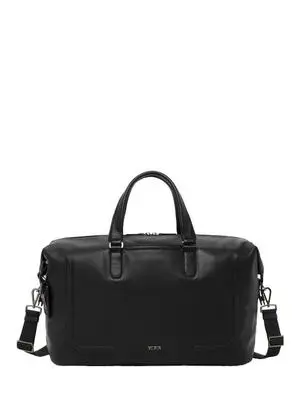 Tumi Nelson Leather Duffle Bag - Black Bombe