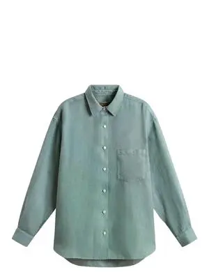 Woolrich Linen Shirt - Green