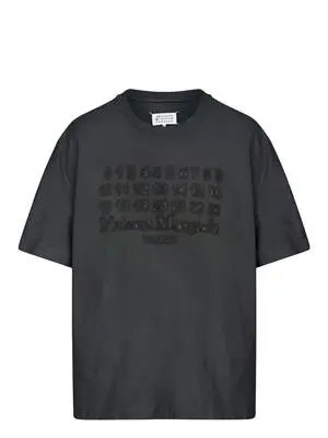 MAISON MARGIELA Numbers-motif T-shirt - Black