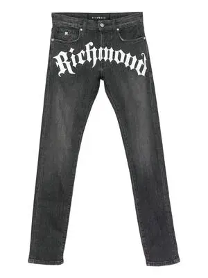 John Richmond Logo-print Jeans - Black
