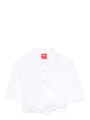MERCI Cropped Shirt - White