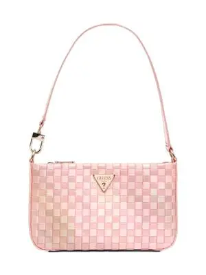 Guess Logo-plaque Shoulder Bag - Pink