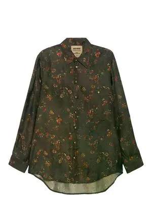 UMA WANG Tab Shirt - Brown