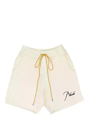 Rhude Script Shorts - Neutrals