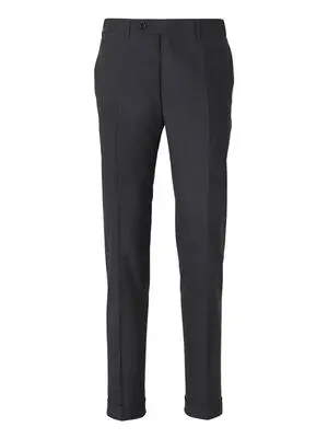 Canali Wool Tailored Trousers - Grey