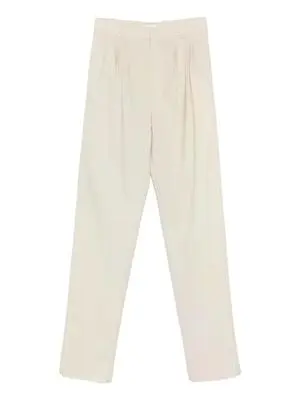 Saint Laurent Wool Trousers - Neutrals