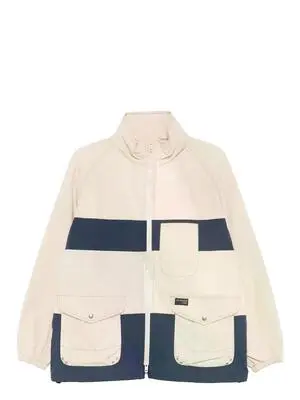 FAY Fay Colour-Block Jacket Neutrals