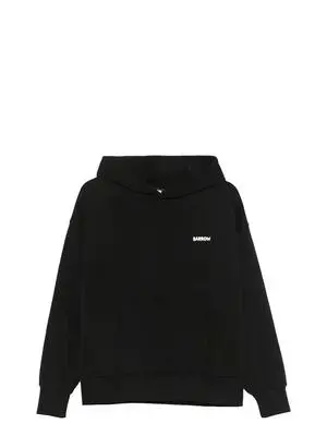 BARROW Logo-print Hoodie - Black