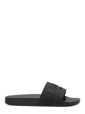 ALLSAINTS Biggy Logo Sliders - Black
