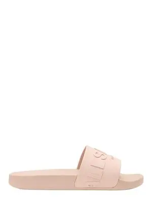 ALLSAINTS Biggy Logo Sliders - Rose Dust Pink