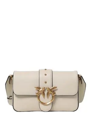 Pinko Pinko Mini Bag With Clasp Detail White