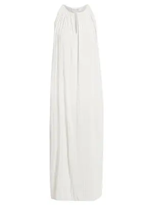 Solid & Striped The Milly Crinkled Crepe De Chine Midi Dress - Off-white