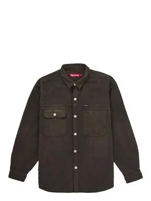 Supreme Washed Corduroy Shirt - Brown