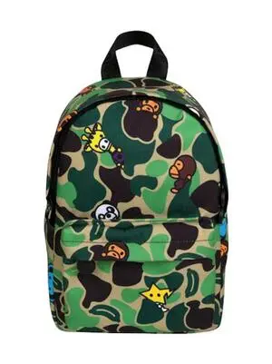 A BATHING APE Abc Milo All Friends Mini Backpack Ss25 - Green