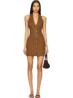 Tularosa Lennon Mini Dress - Espresso