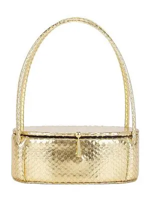 Alexis Constance Petite Oval Bag - Gold