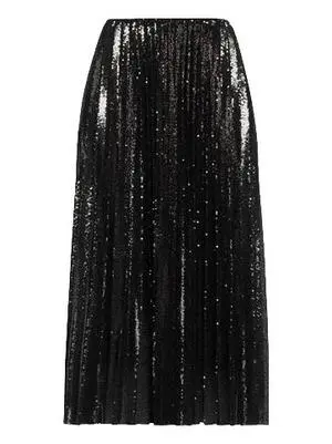 Fabiana Filippi Midi Skirt With Sequins And Tulle - Green
