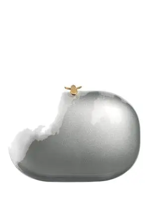 Jeffrey Levinson Elina Oval Clutch - White